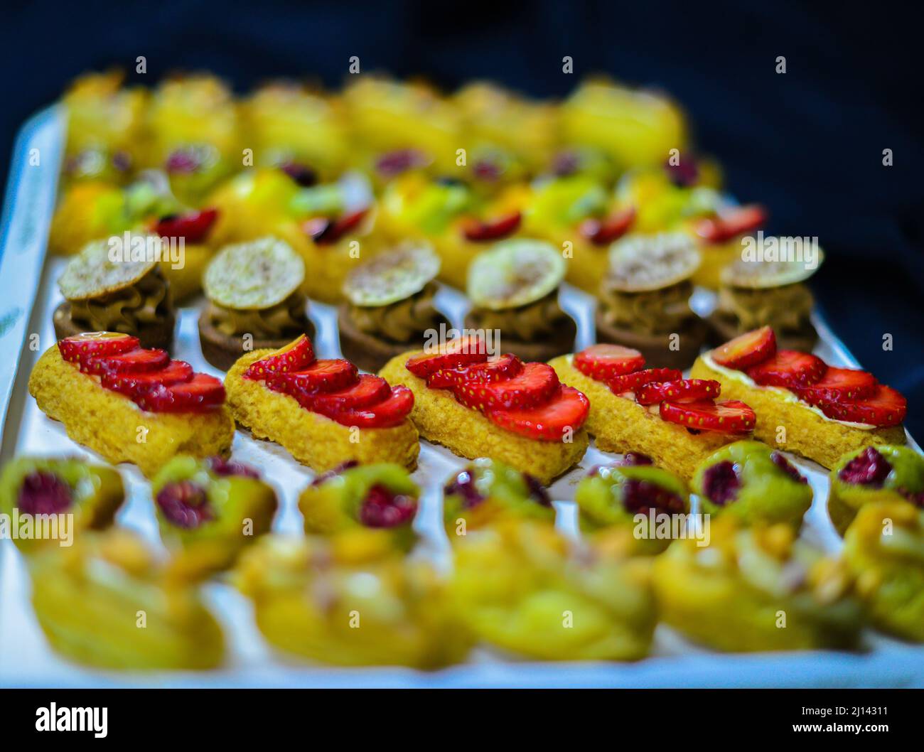 French pastries arrangement hi-res stock photography and images - Alamy