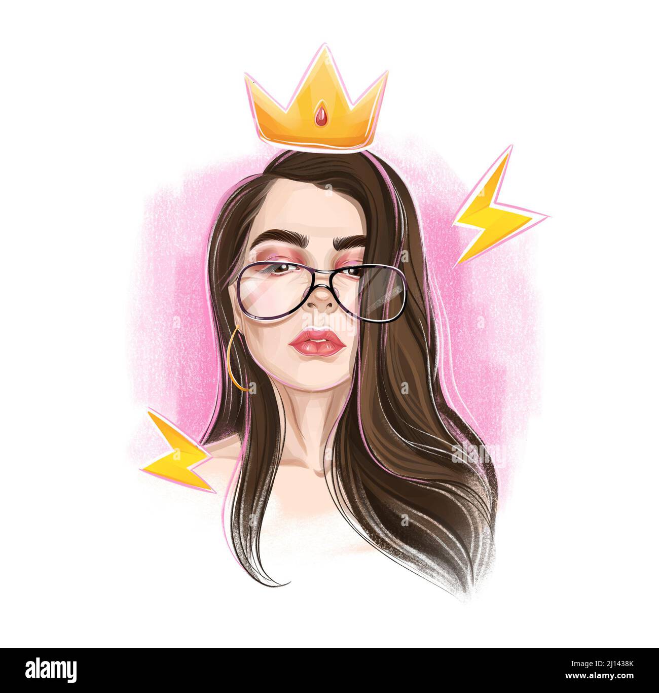 Pop art woman strong hi-res stock photography and images - Alamy