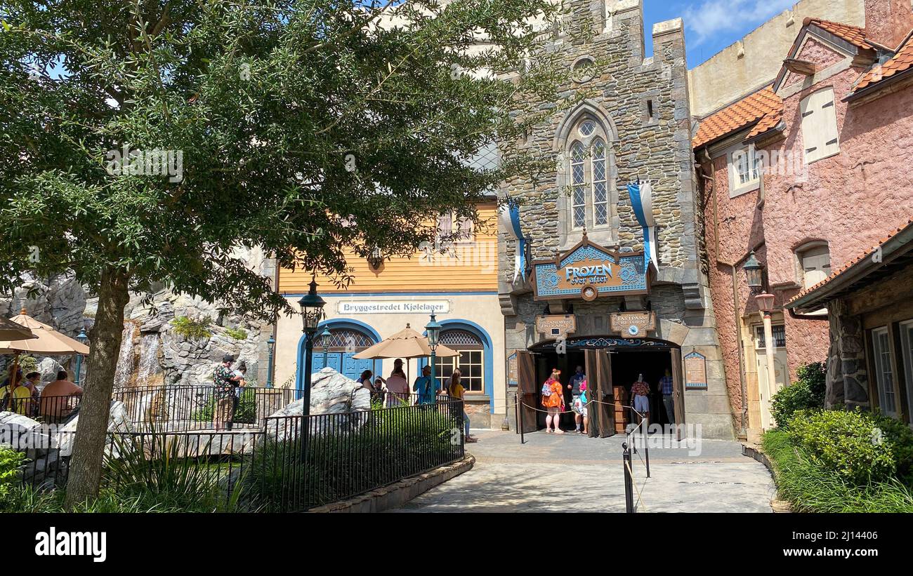 Elsa frozen orlando hi-res stock photography and images - Alamy