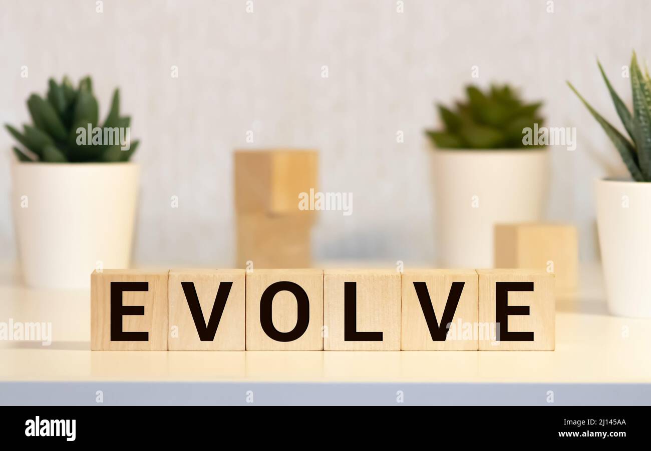 Evolve word hi-res stock photography and images - Alamy