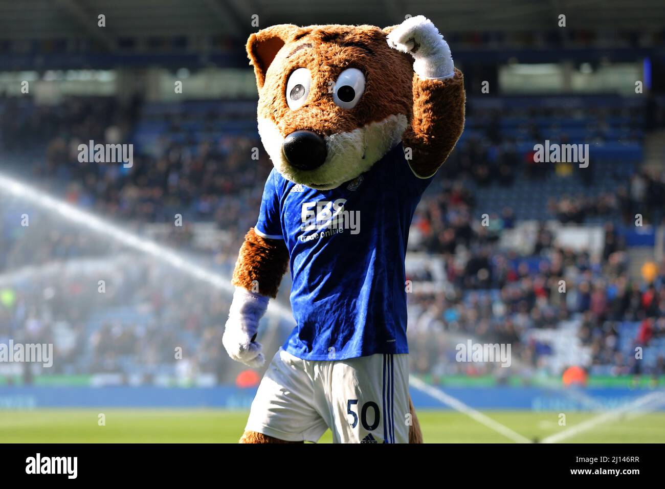 FILBERT FOX, LEICESTER CITY MASCOT, 2022 Stock Photo - Alamy