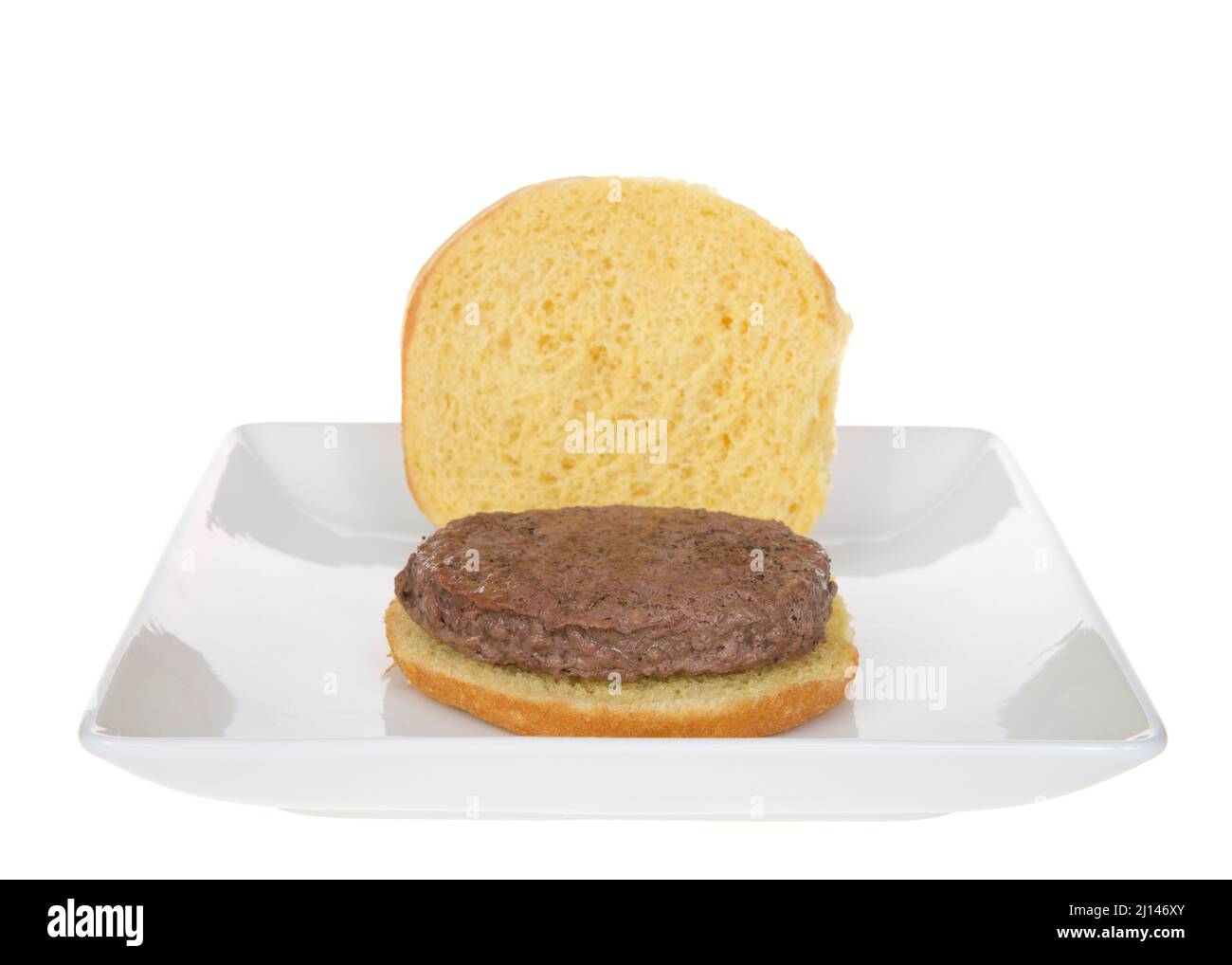 Open Hamburger Bun