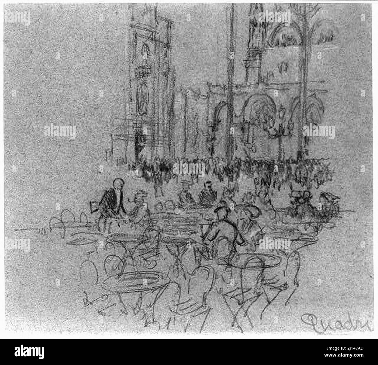 Vintage postcard italy 1950s hi-res stock photography and images - Alamy