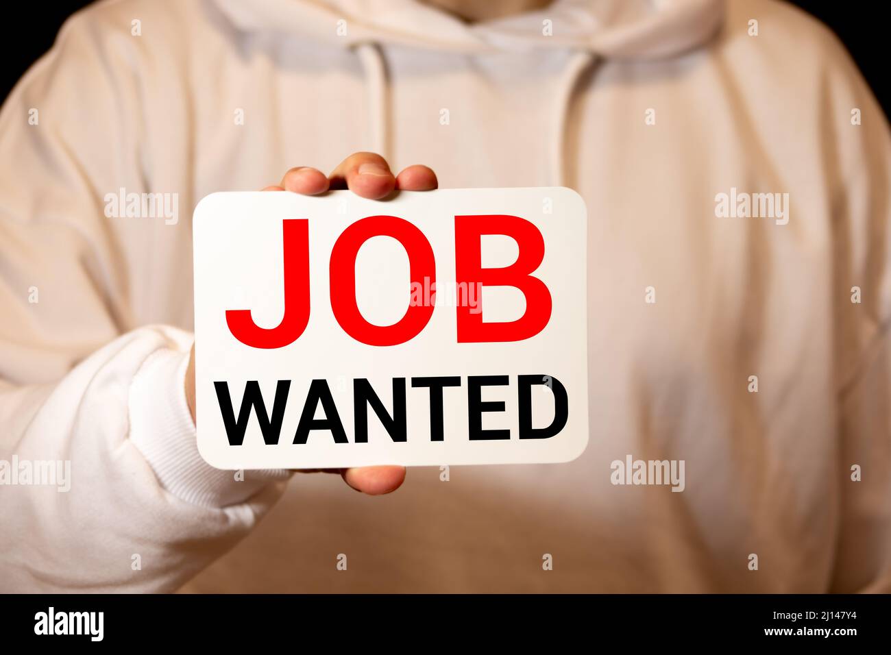 Job wanted hi-res stock photography and images - Alamy