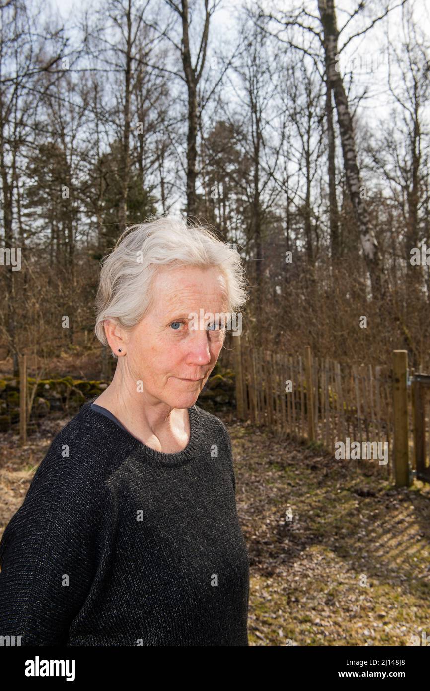 Childrens' books author and artist Eva Lindstrom is photographed in ...