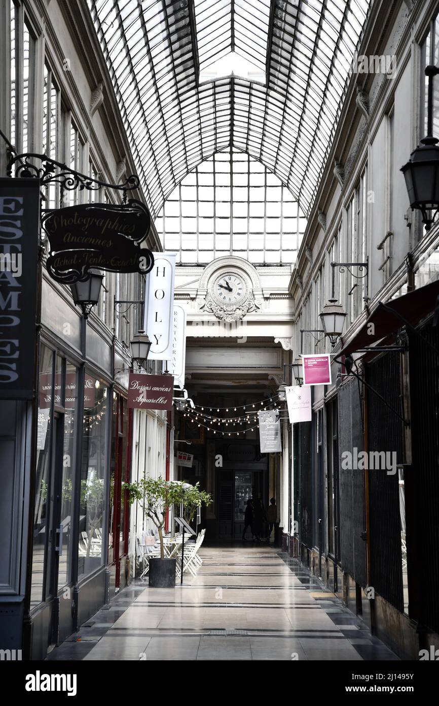 Passage Verdeau - Paris - France Stock Photo - Alamy