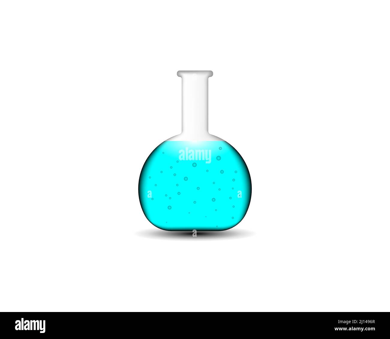 Flask, laboratory, chemistry. Vector illustration Stock Vector Image ...