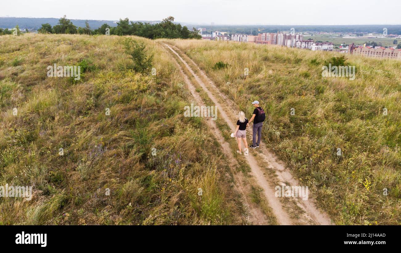 Extensive rural landscape with patches of fields, orchards and hedges ...