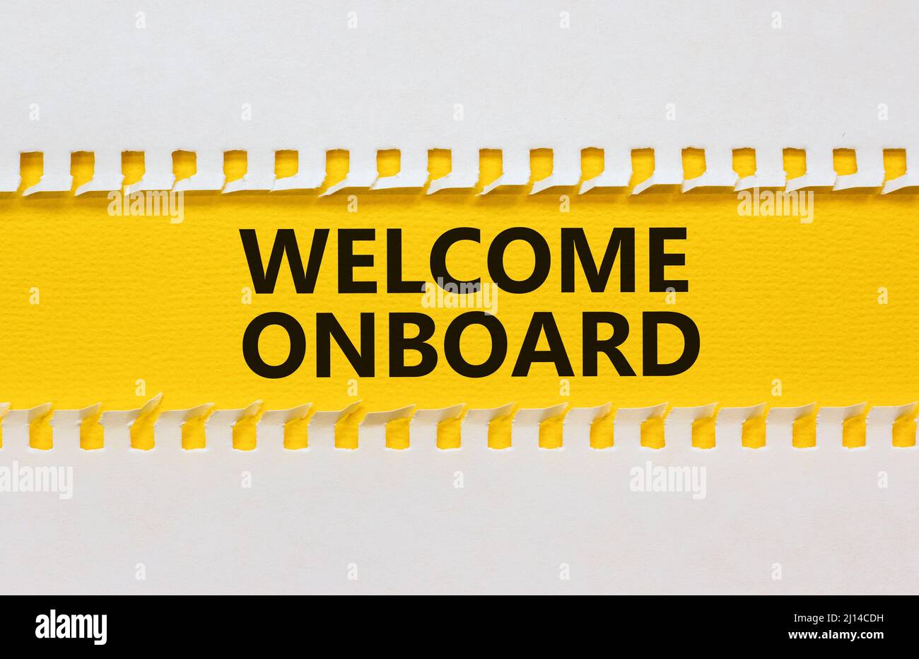 Welcome onboard and support symbol. Concept words Welcome onboard on ...