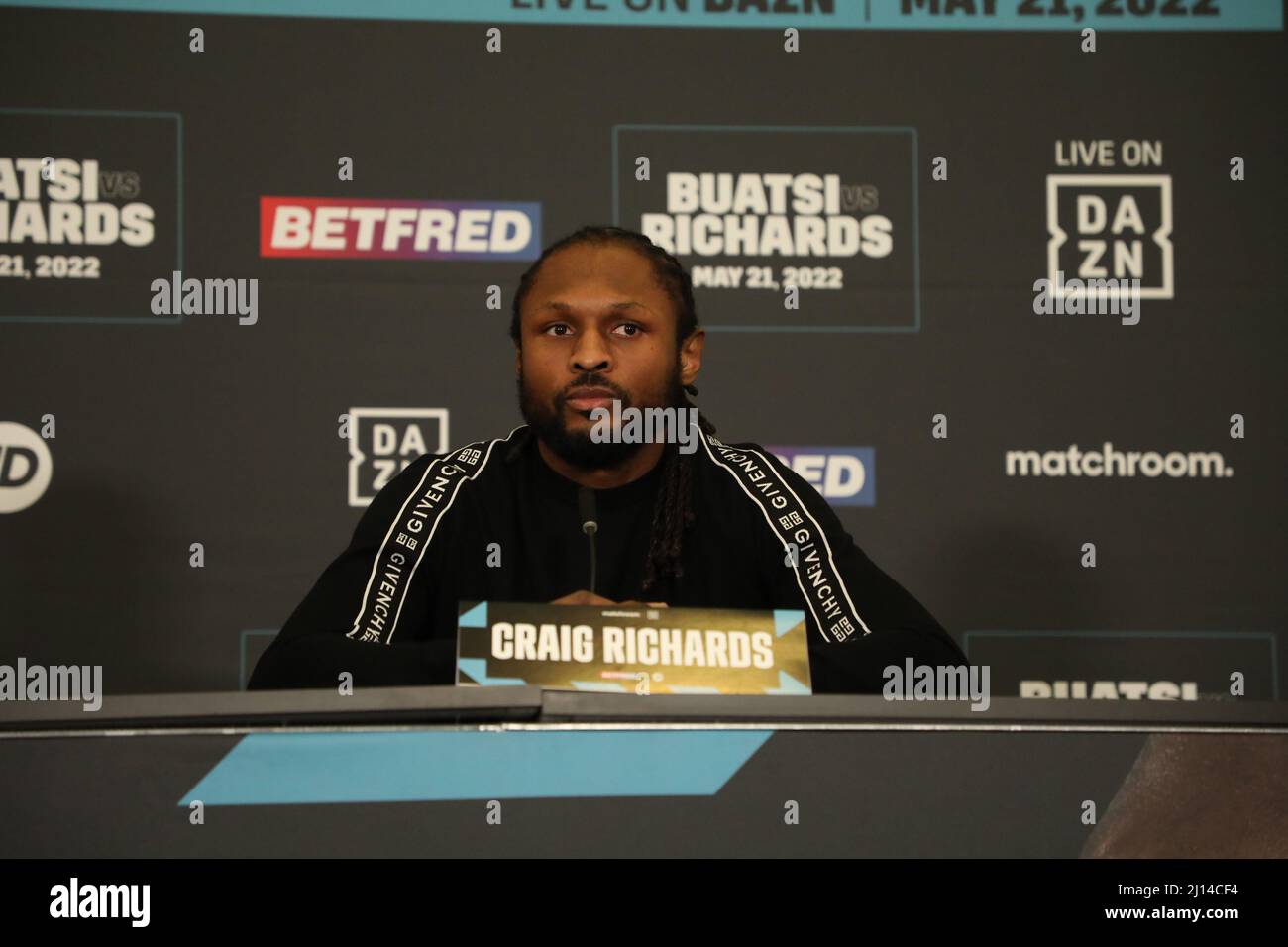 LONDON, UK - MARCH 22: Craig Richards interacts with media during the ...