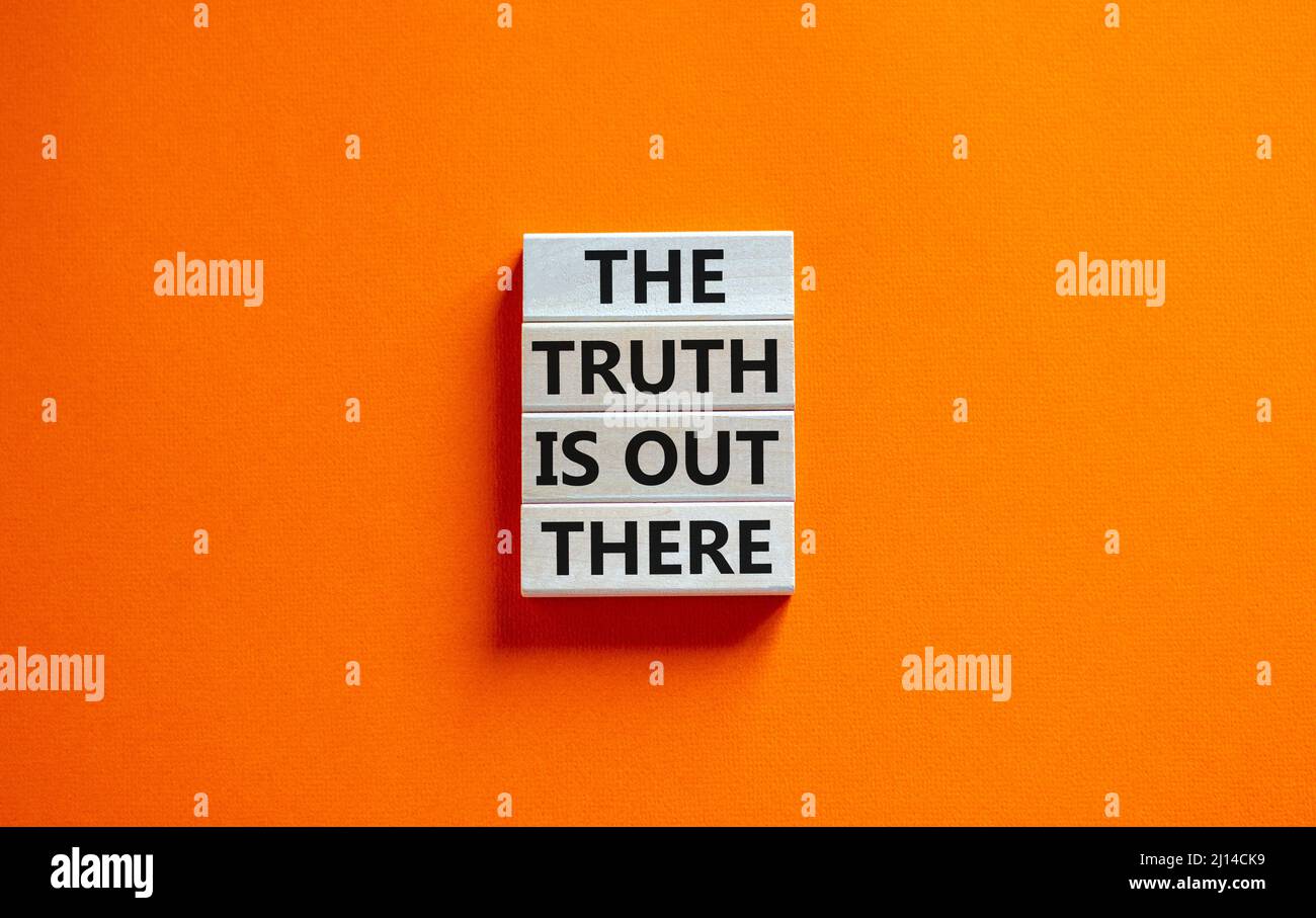 The truth is out there symbol. Concept words The truth is out there on ...