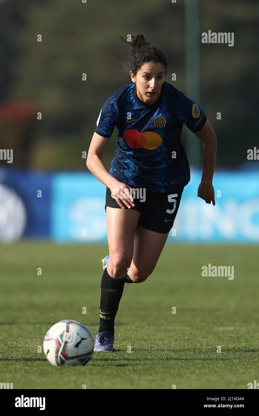 Suning Centre, Milan, Italy, March 20, 2022, Ghoutia Karchouni (FC ...
