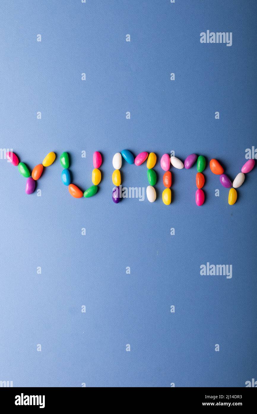 The word yummy hi-res stock photography and images - Alamy