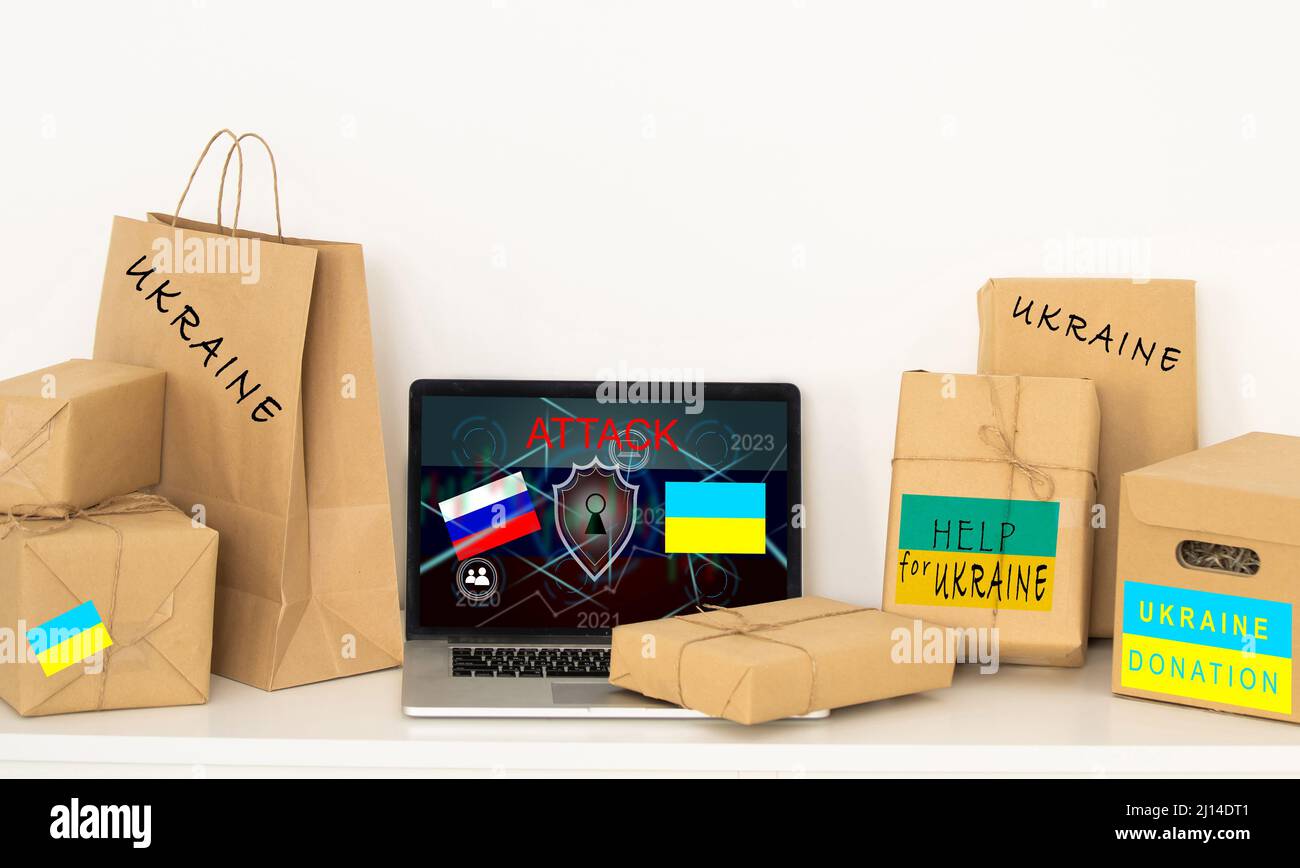 Humanitarian aid in Ukraine. Help to the poor. packages to pensioners ...