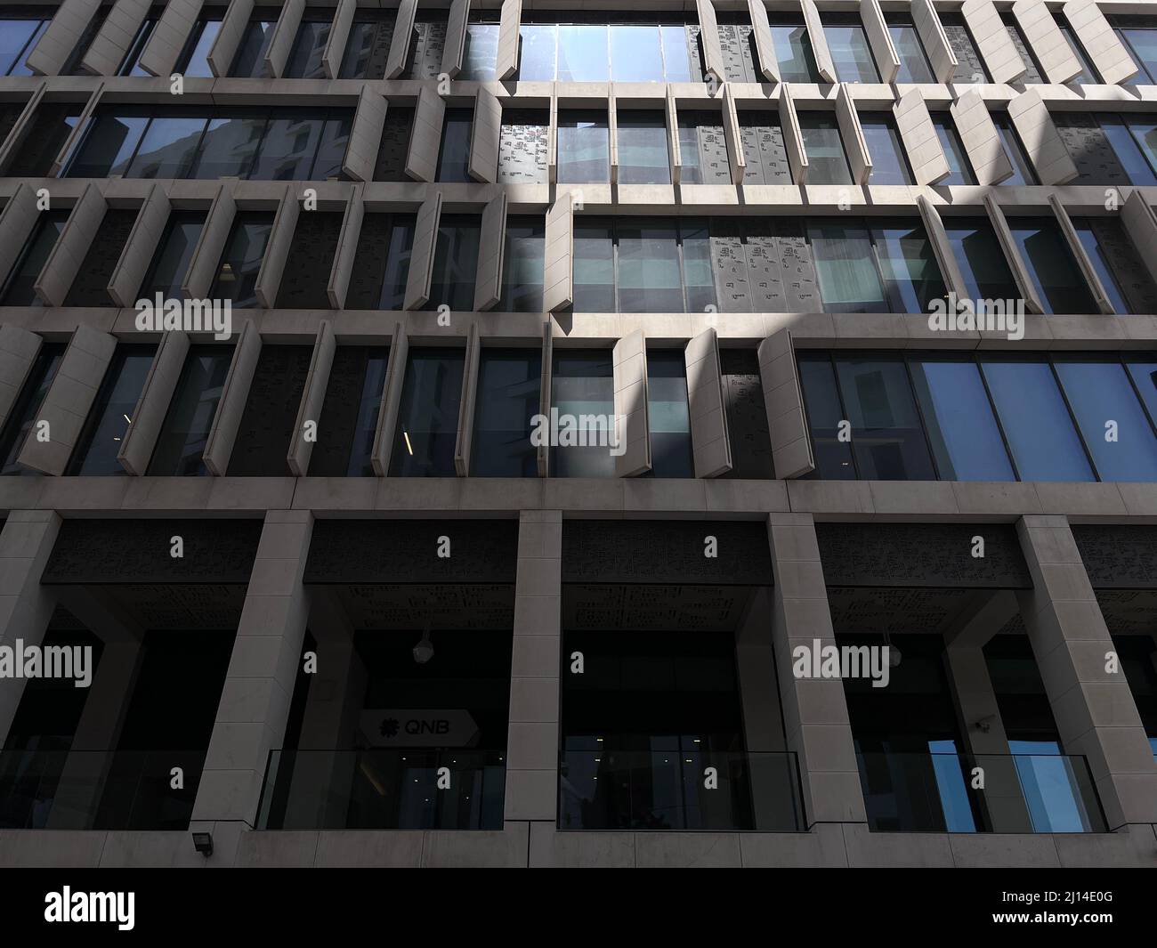 Building Architecture of Mushreib Downtown. Msheireb Newley Develop ...