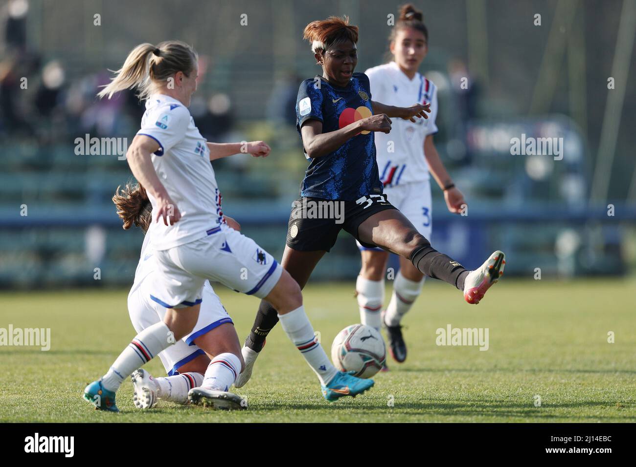 Suning Centre, Milan, Italy, March 20, 2022, Ajara Nchout (FC ...