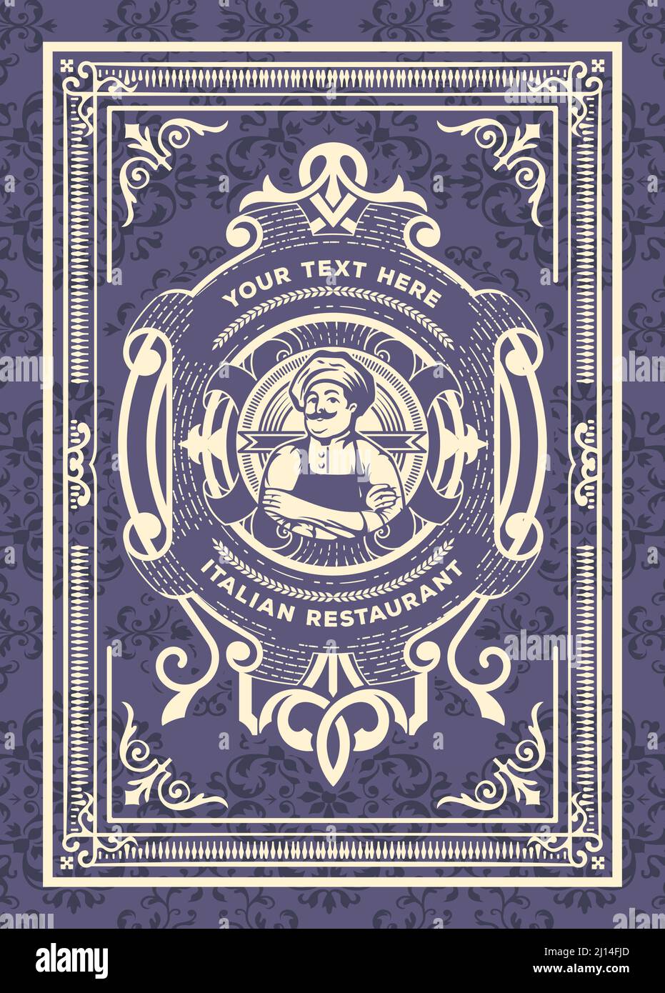 Western card with vintage style Stock Vector Image & Art - Alamy