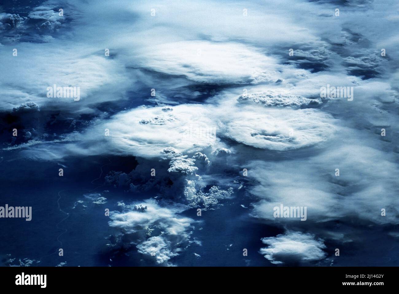 Hurricane from space. Elements of this image furnished by NASA. High ...