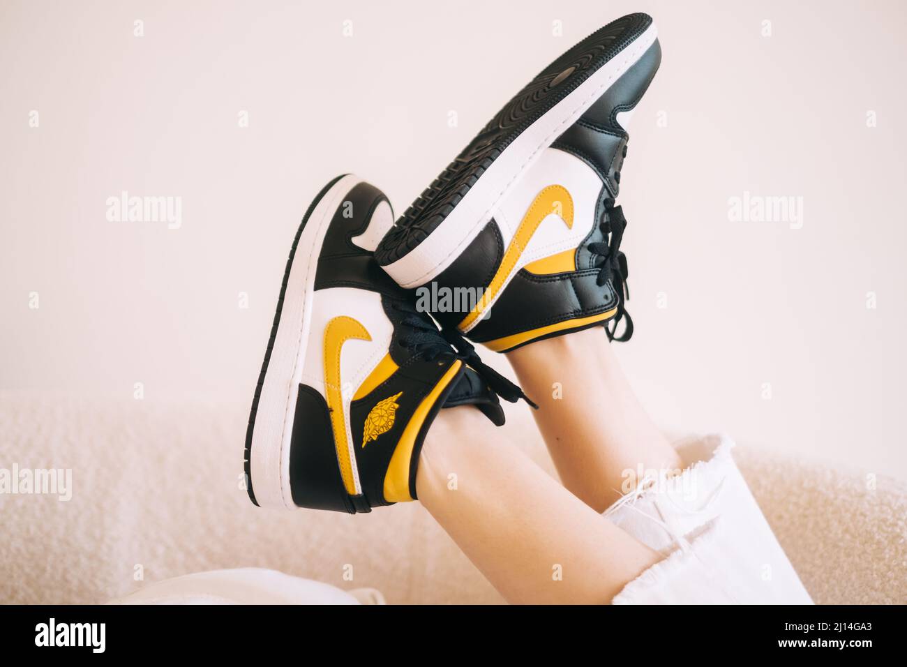 Nike air jordan 1 hi-res stock photography and images - Alamy