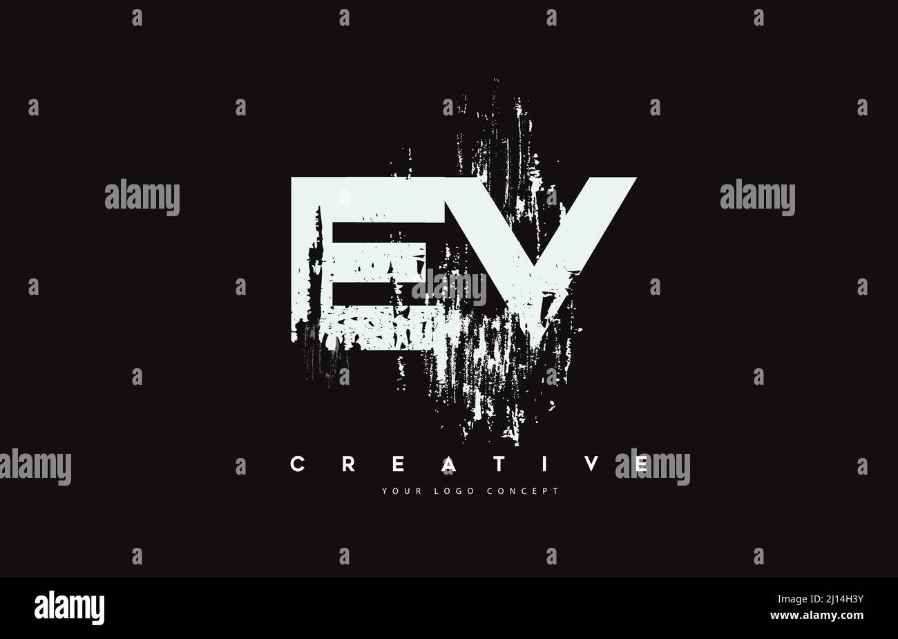 Ev letters Stock Vector Images - Alamy