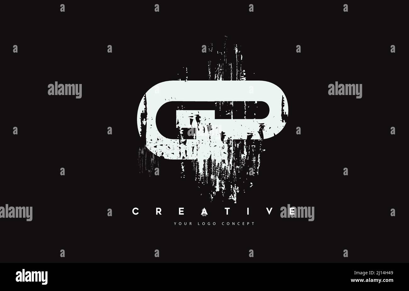 Gp letters vector vectors hi-res stock photography and images - Alamy