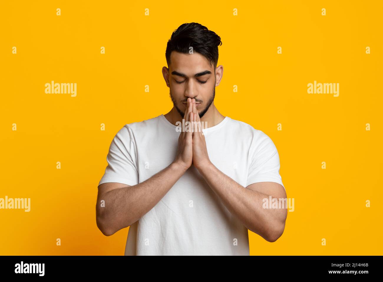 Arab religious man face hi-res stock photography and images - Alamy