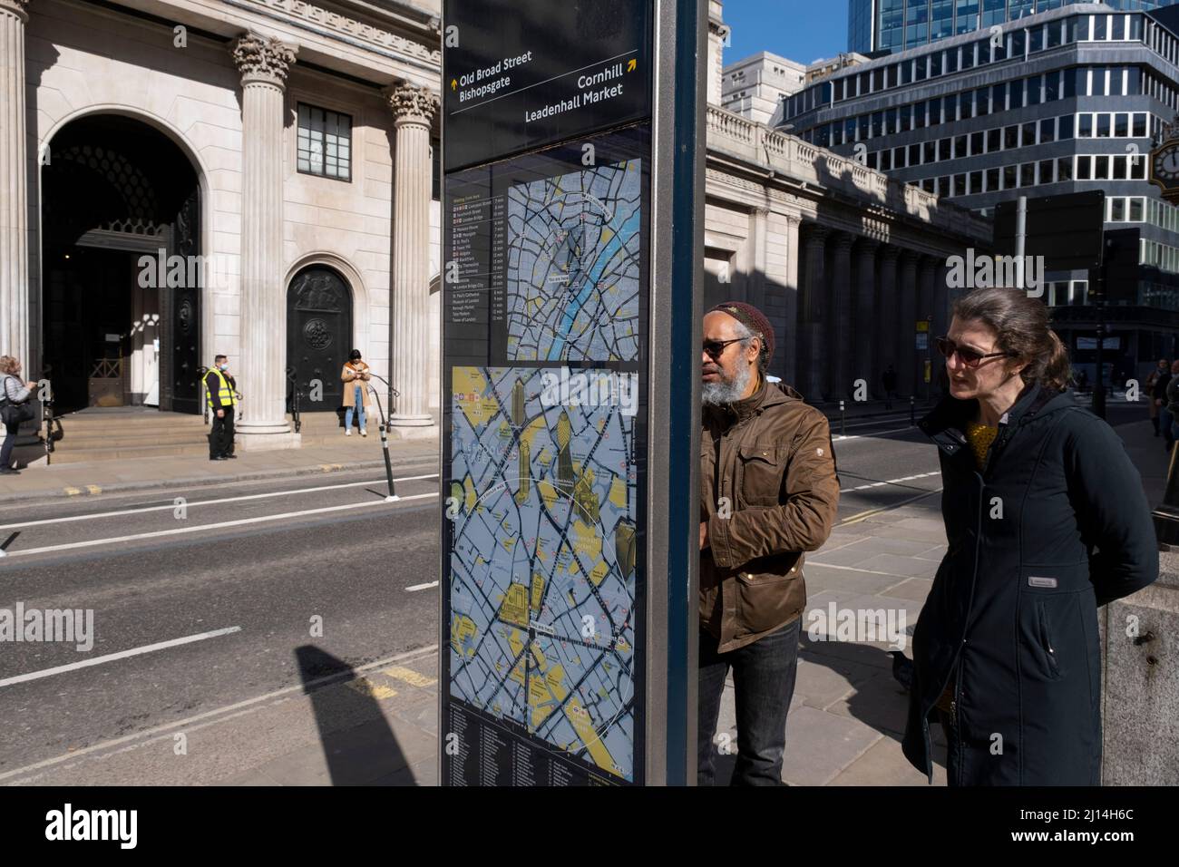 Square mile city of london map hi-res stock photography and images - Alamy