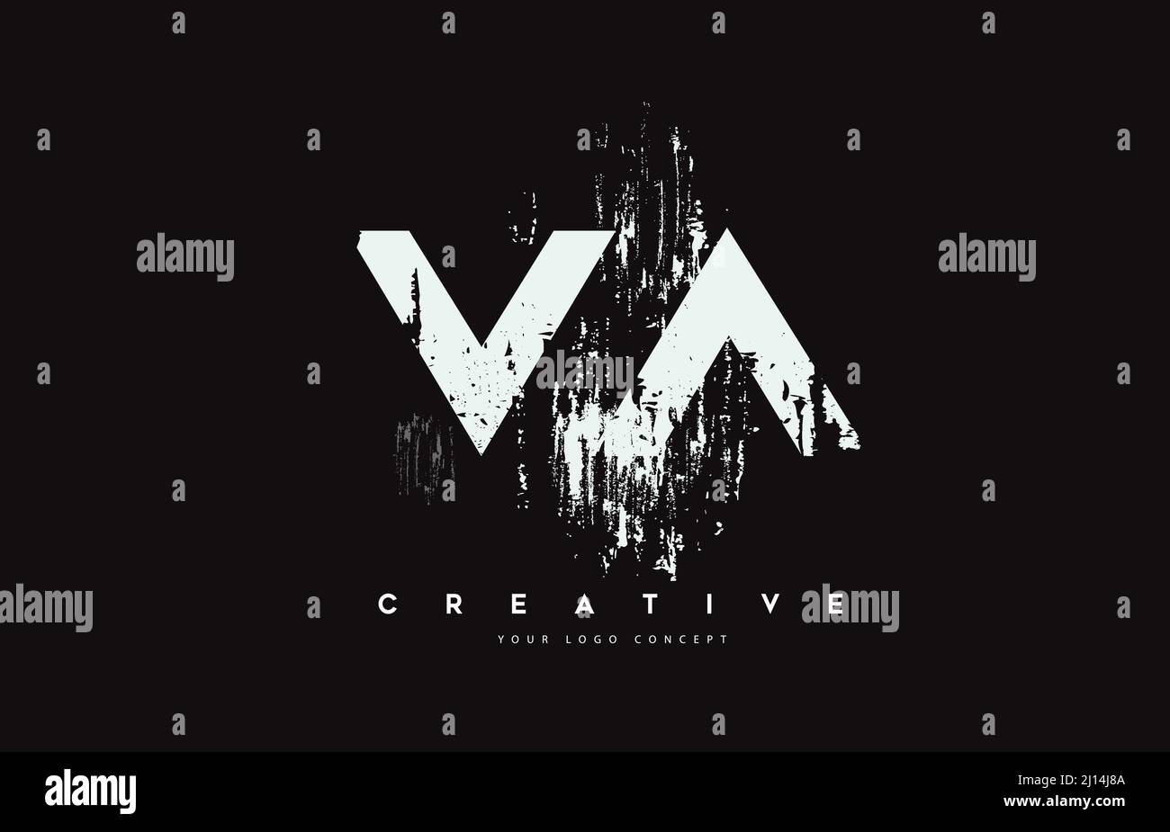 Va letters Stock Vector Images - Alamy