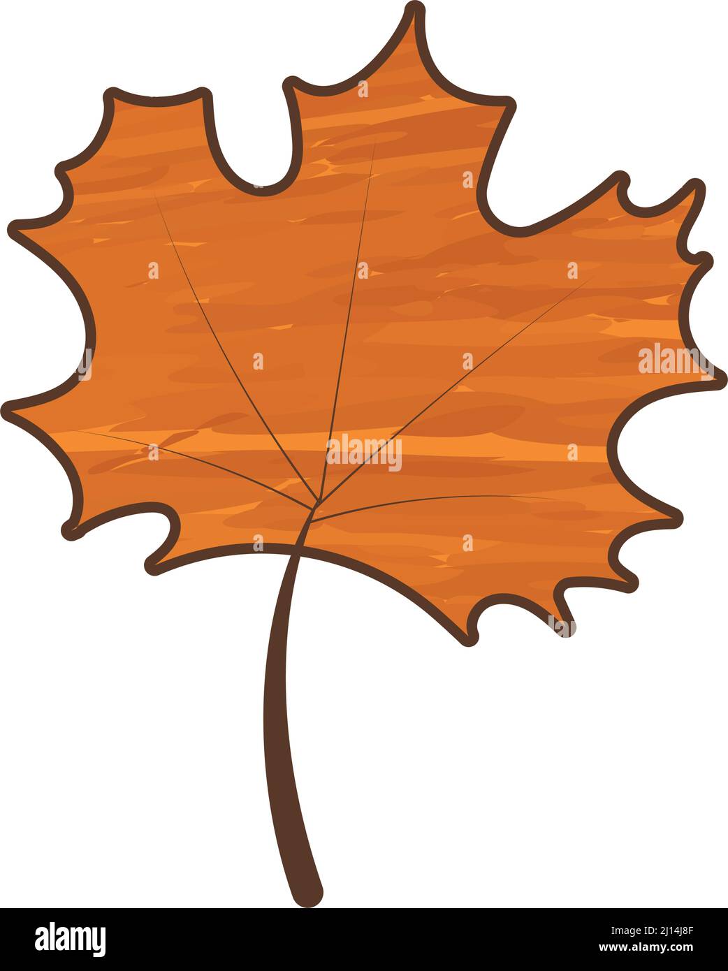 Isolated autumn leaf texture style Vector Stock Vector Image & Art - Alamy