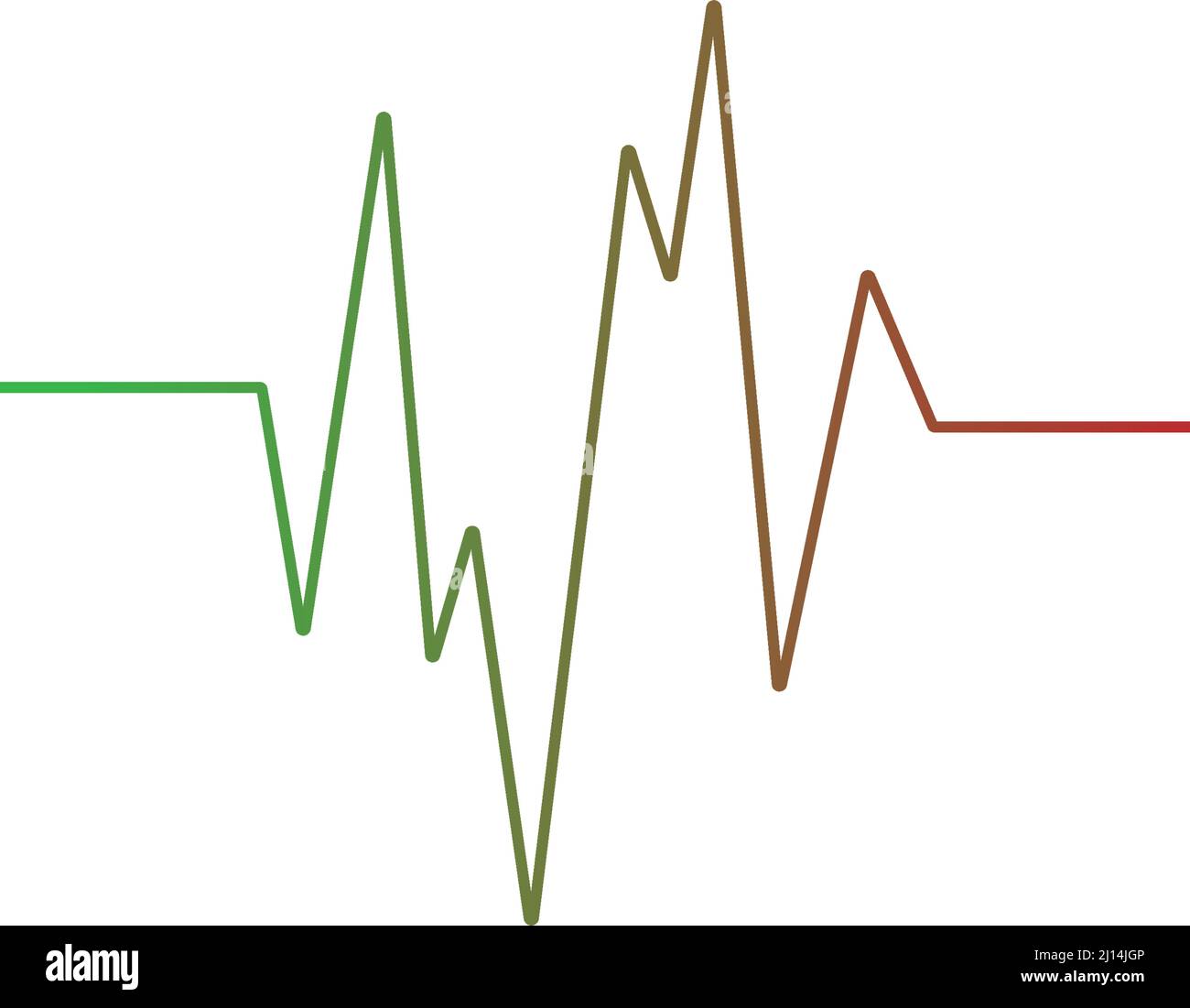 Beat pulse icon flat design vector illustration Stock Vector Image ...