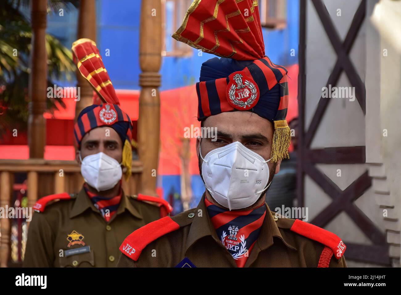A jammu kashmir police cop hi-res stock photography and images - Alamy