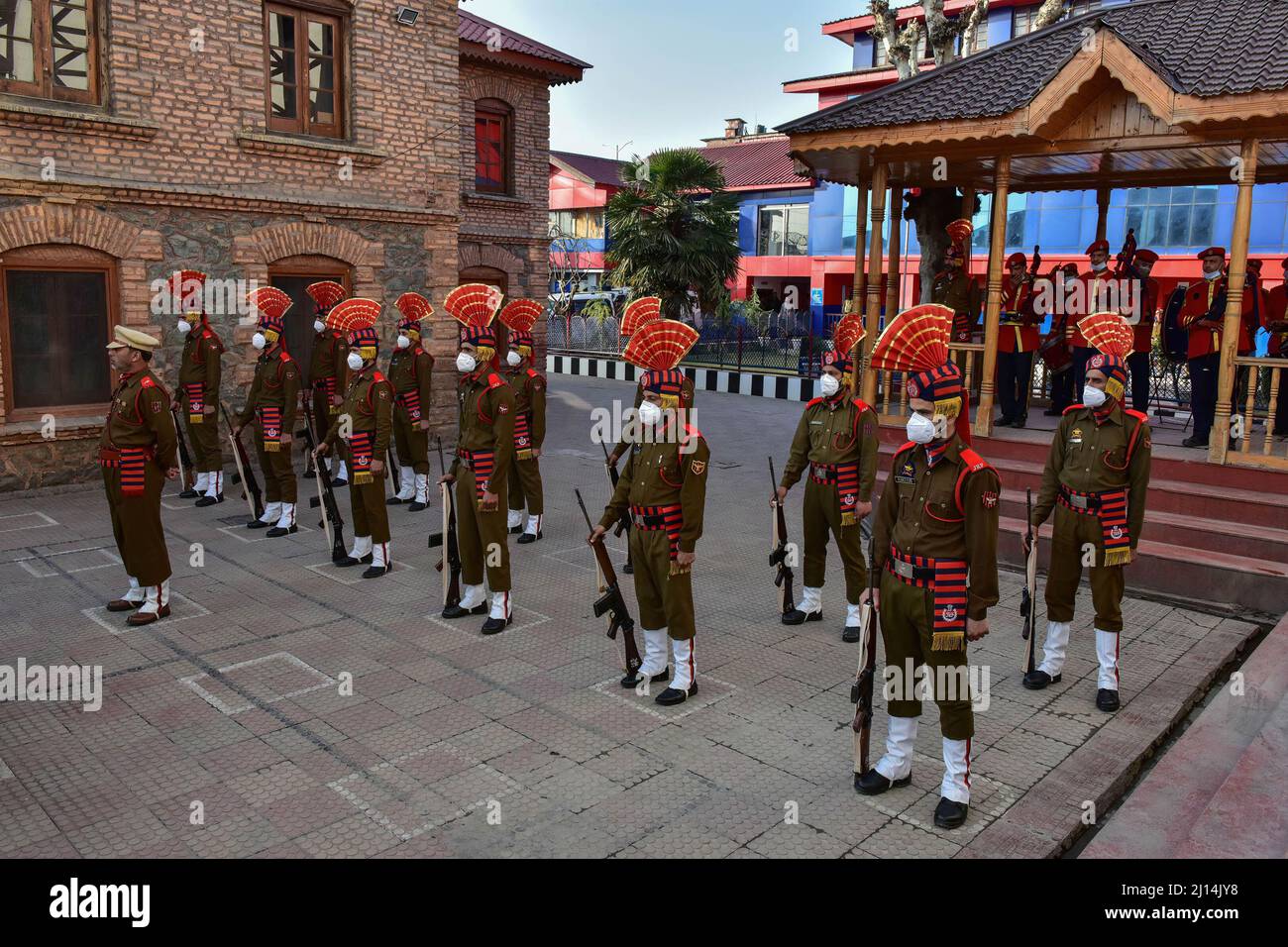 Kashmir police cop hi-res stock photography and images - Alamy