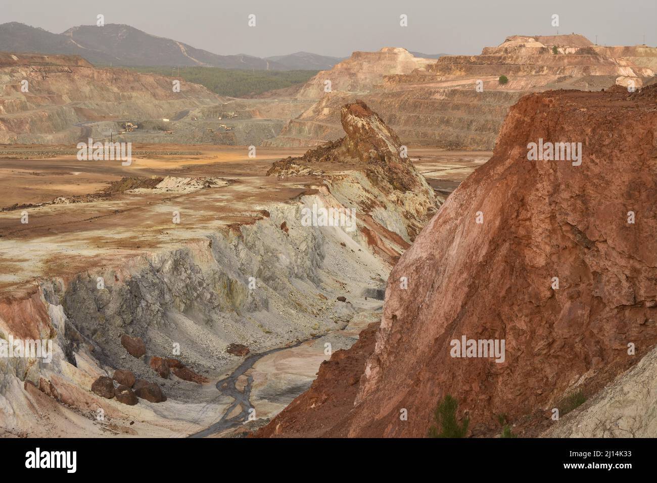 Cerro Colorado, open-pit mine for copper and other ores located near ...