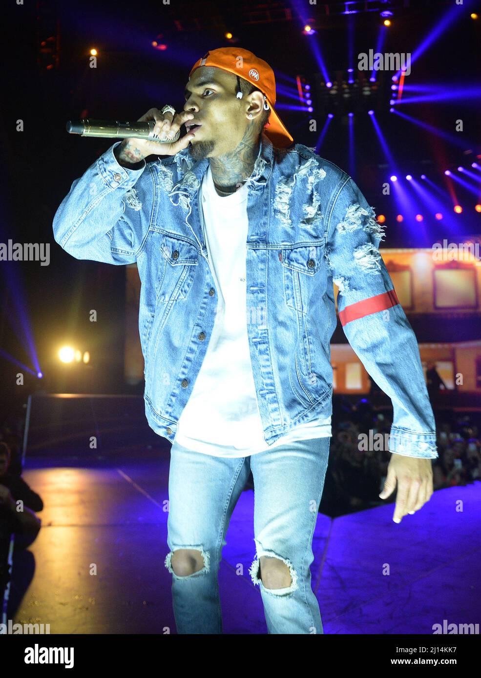 Christopher maurice brown is an american singer hi-res stock ...