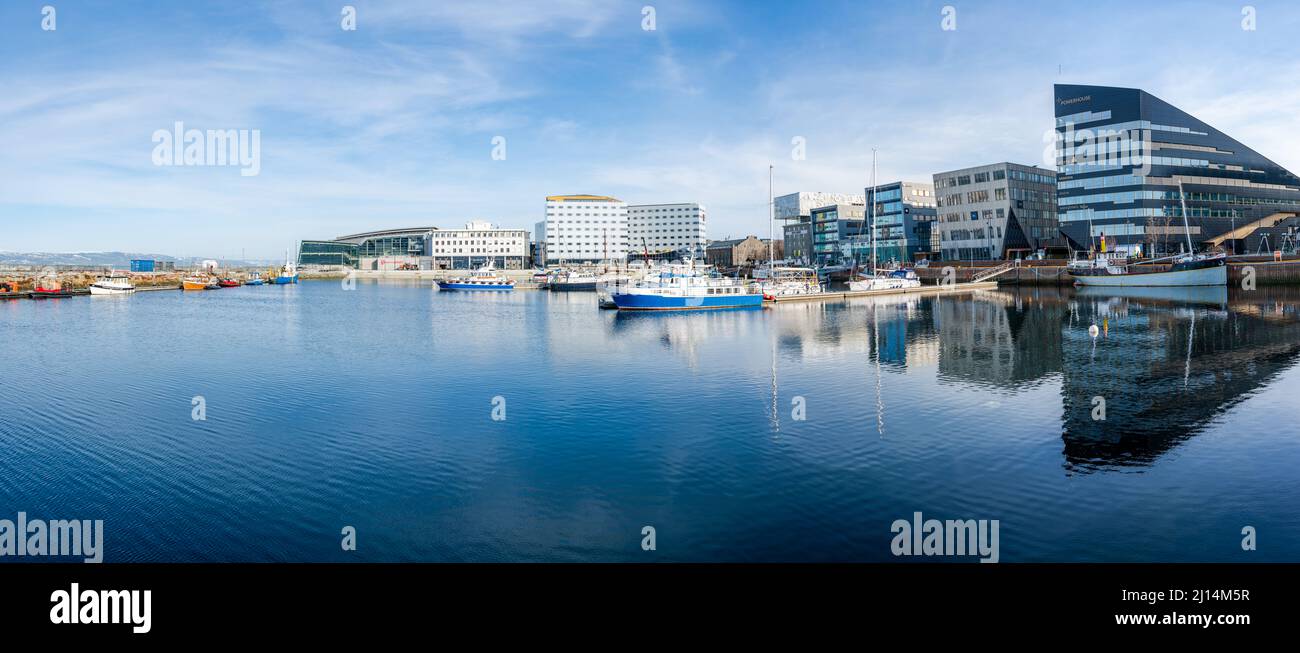 Panoramic skyline trondheim city hi-res stock photography and images ...