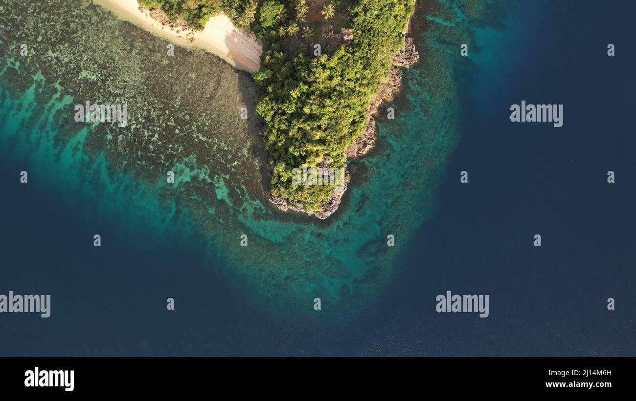 Aerial view of Talipasak Beach, Romblon, Philippines Stock Photo - Alamy