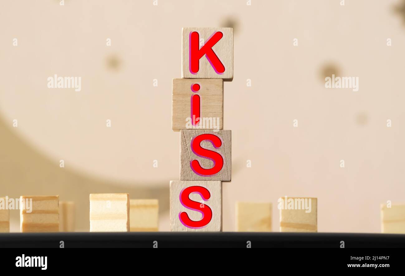 Word kiss hi-res stock photography and images - Alamy