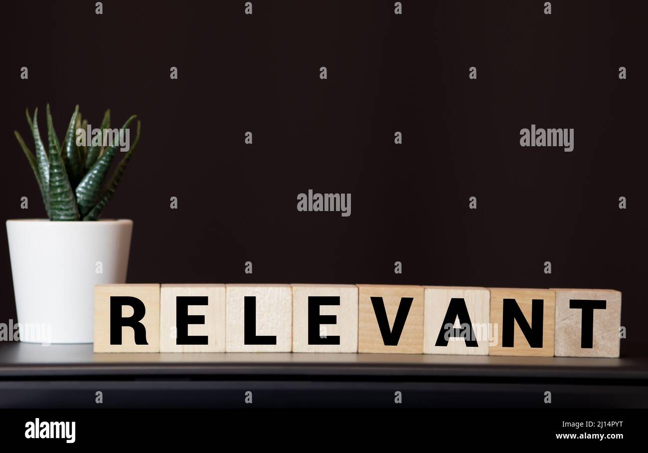 Relevant word hi-res stock photography and images - Alamy