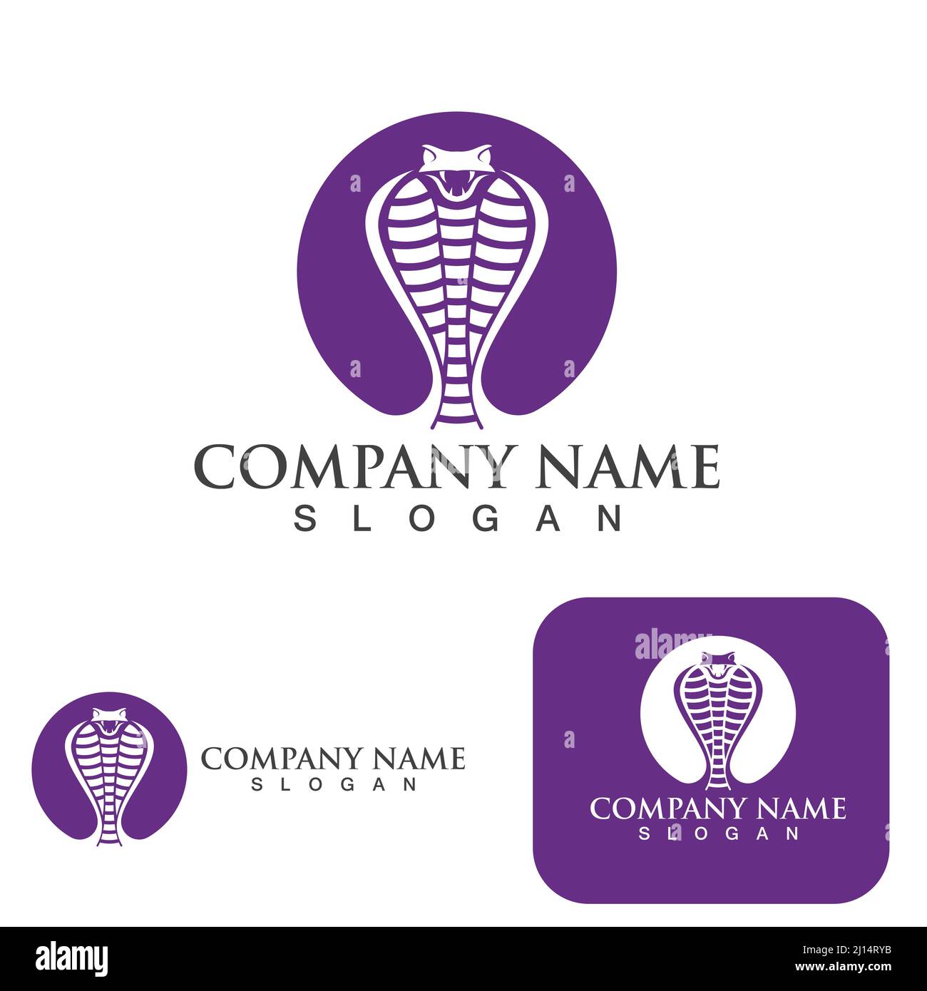 viper snake logo design element danger snake icon. viper symbol Stock ...