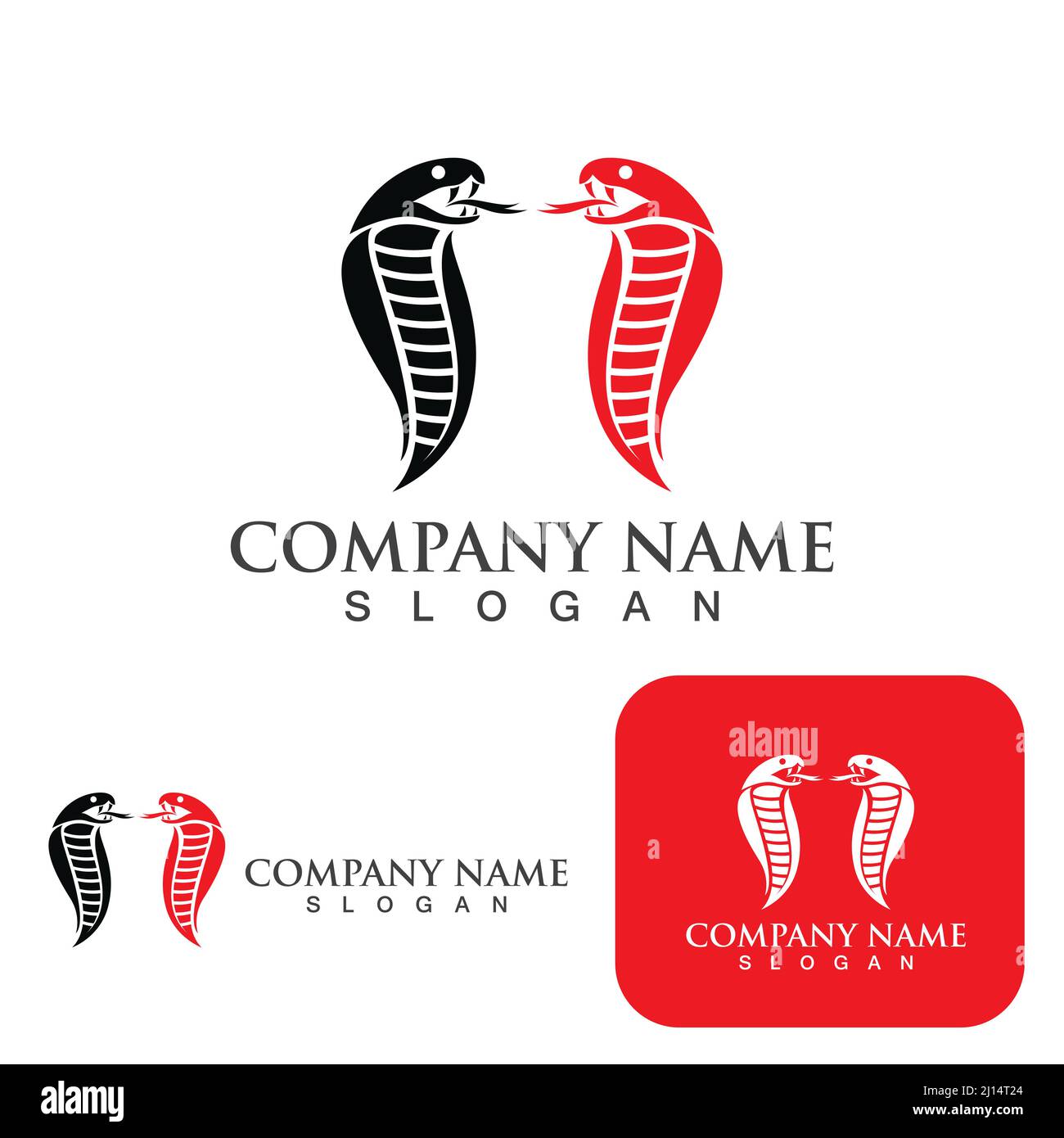 viper snake logo design element danger snake icon. viper symbol Stock ...