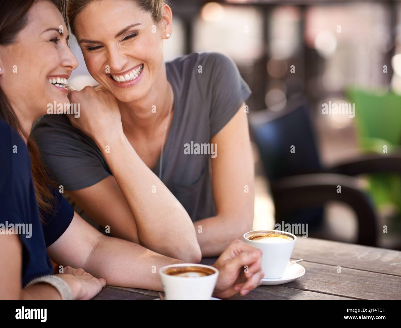 And then you wont believe what he said. Cropped shot of two attractive ...