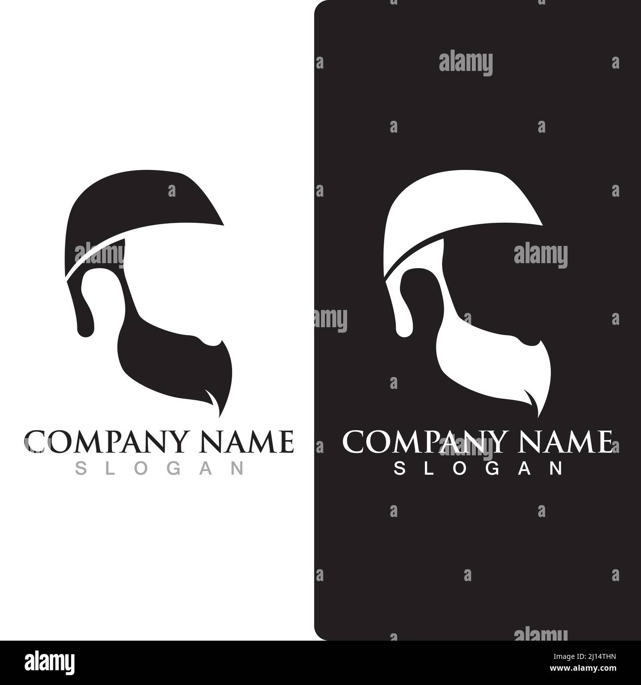 mustache and beard logo and symbol vector Stock Vector Image & Art - Alamy