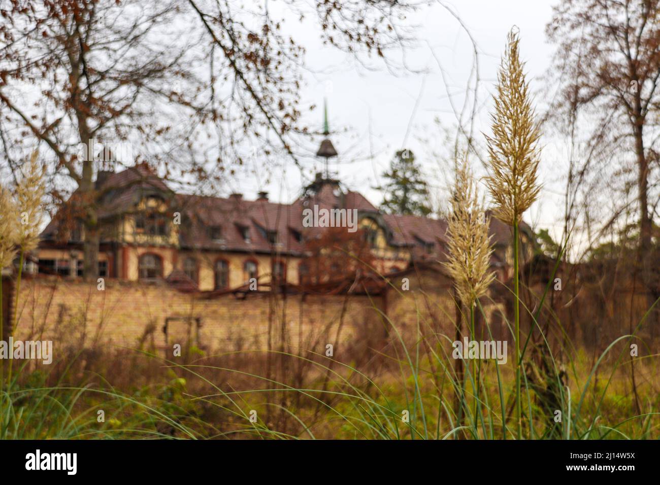 The ruins of an old hospital in Germany Stock Photo - Alamy