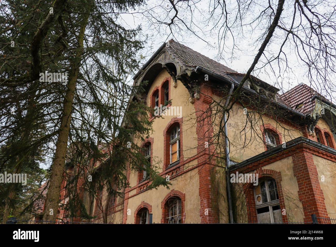 The ruins of an old hospital in Germany Stock Photo - Alamy