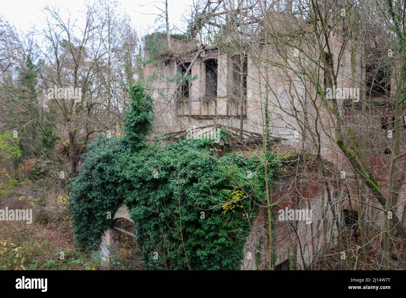 The ruins of an old hospital in Germany Stock Photo - Alamy