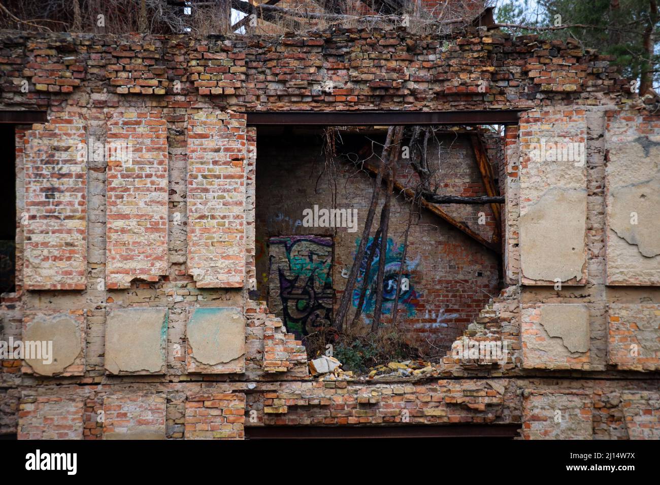The ruins of an old hospital in Germany Stock Photo - Alamy