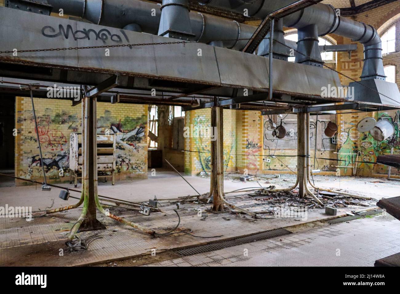 The ruins of an old hospital in Germany Stock Photo - Alamy