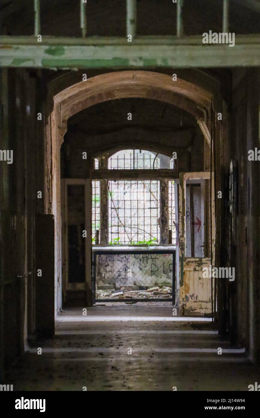 The ruins of an old hospital in Germany Stock Photo - Alamy