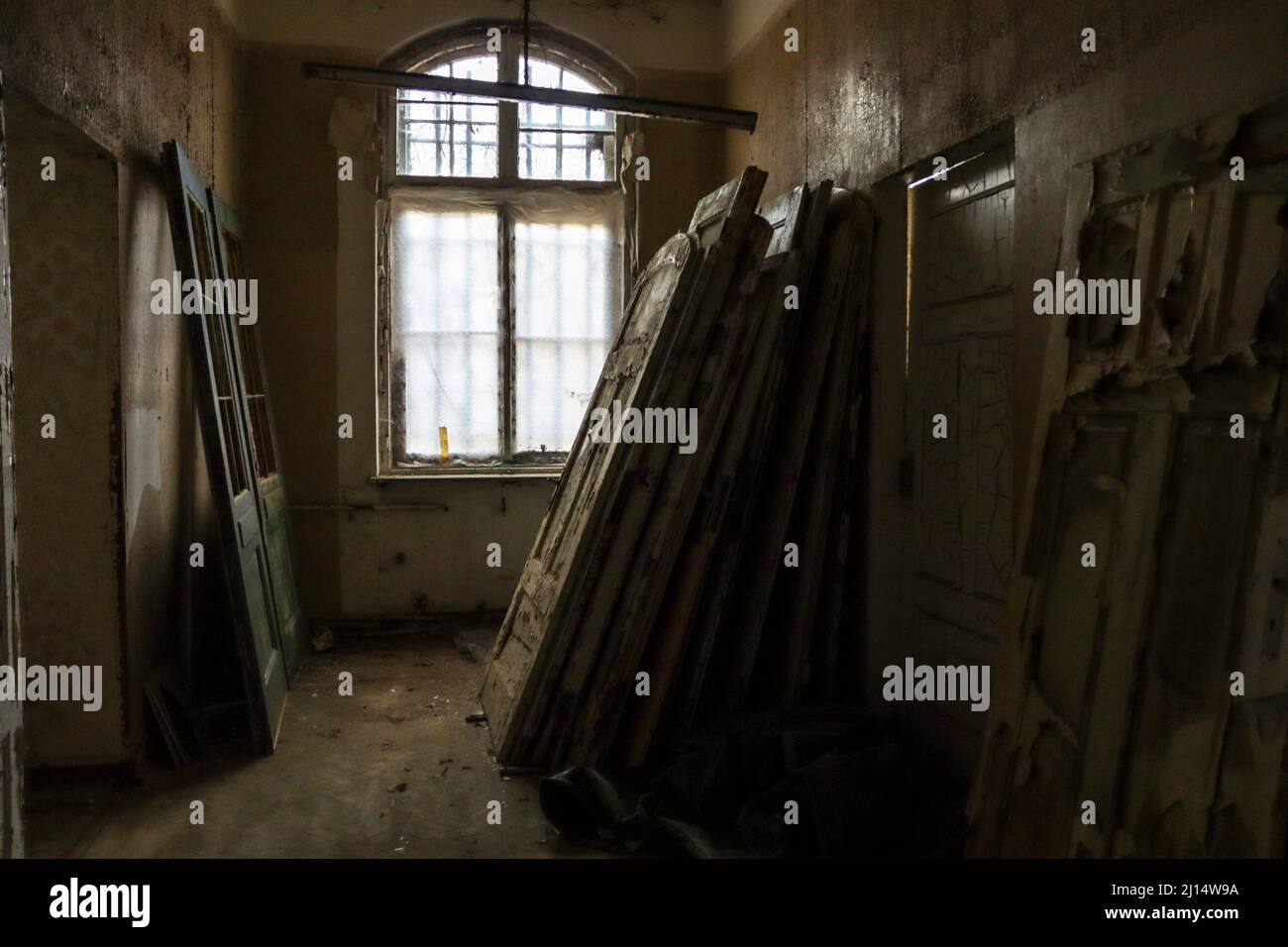 The ruins of an old hospital in Germany Stock Photo - Alamy