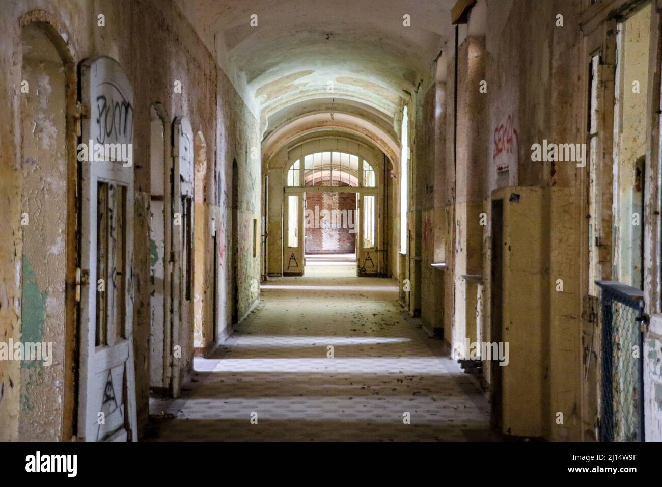 The ruins of an old hospital in Germany Stock Photo - Alamy